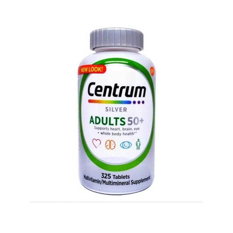 Centrum Silver Multivitamin 50+ with Vitamin D3 B Vitamins Calcium ...